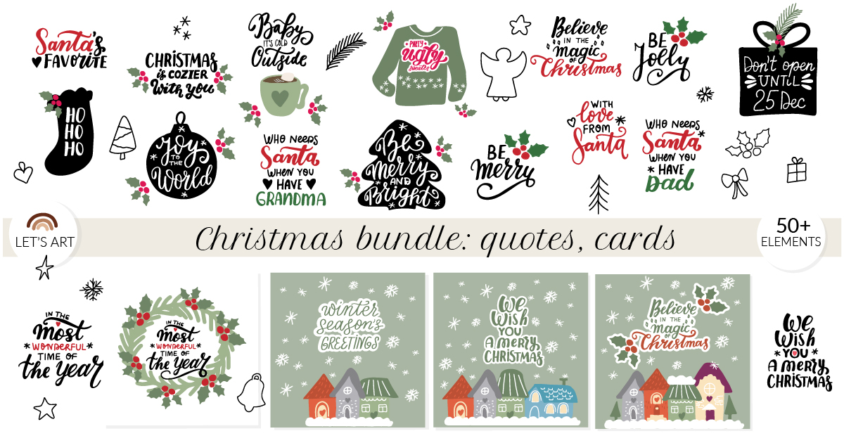 Christmas Bundle Bundle · Creative Fabrica