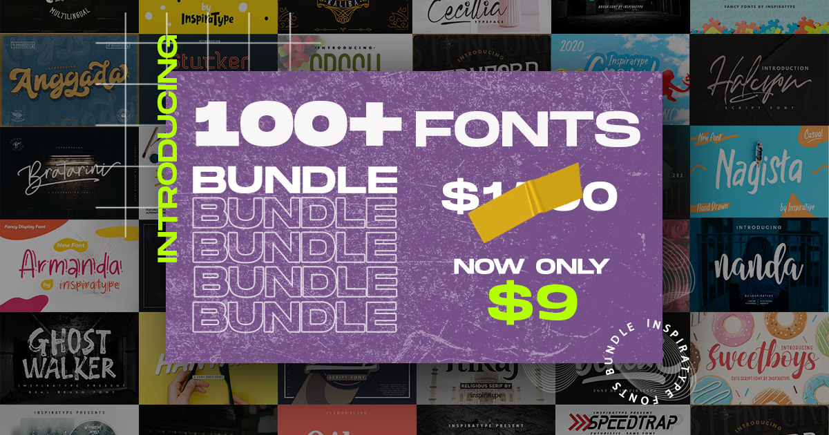 Inspiratype Fonts Bundle Bundle · Creative Fabrica