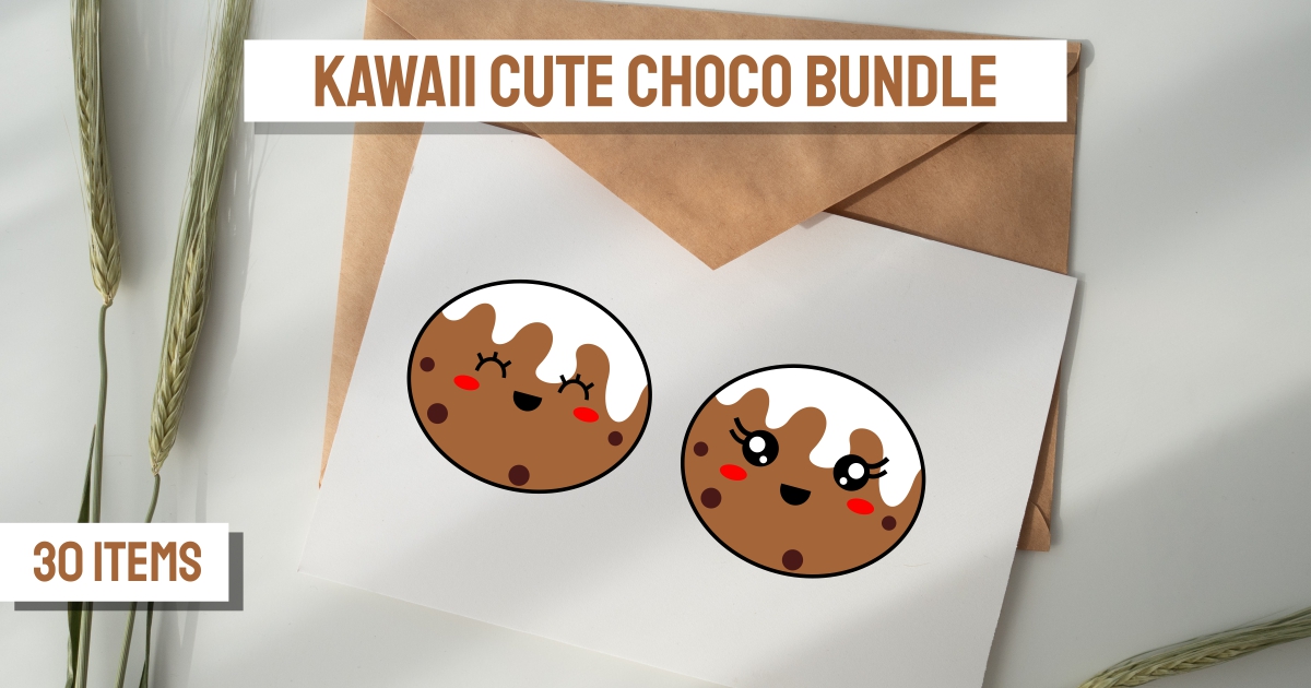 Kawaii Cute Choco Bundle Bundle · Creative Fabrica