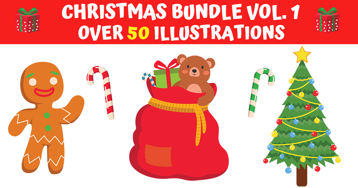Christmas Bundle Vol. 1 Bundle · Creative Fabrica