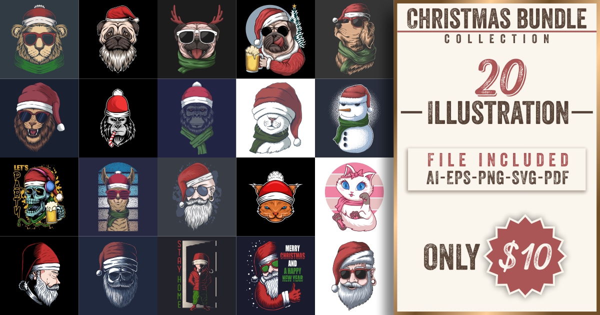 Christmas Bundle Collection Bundle · Creative Fabrica