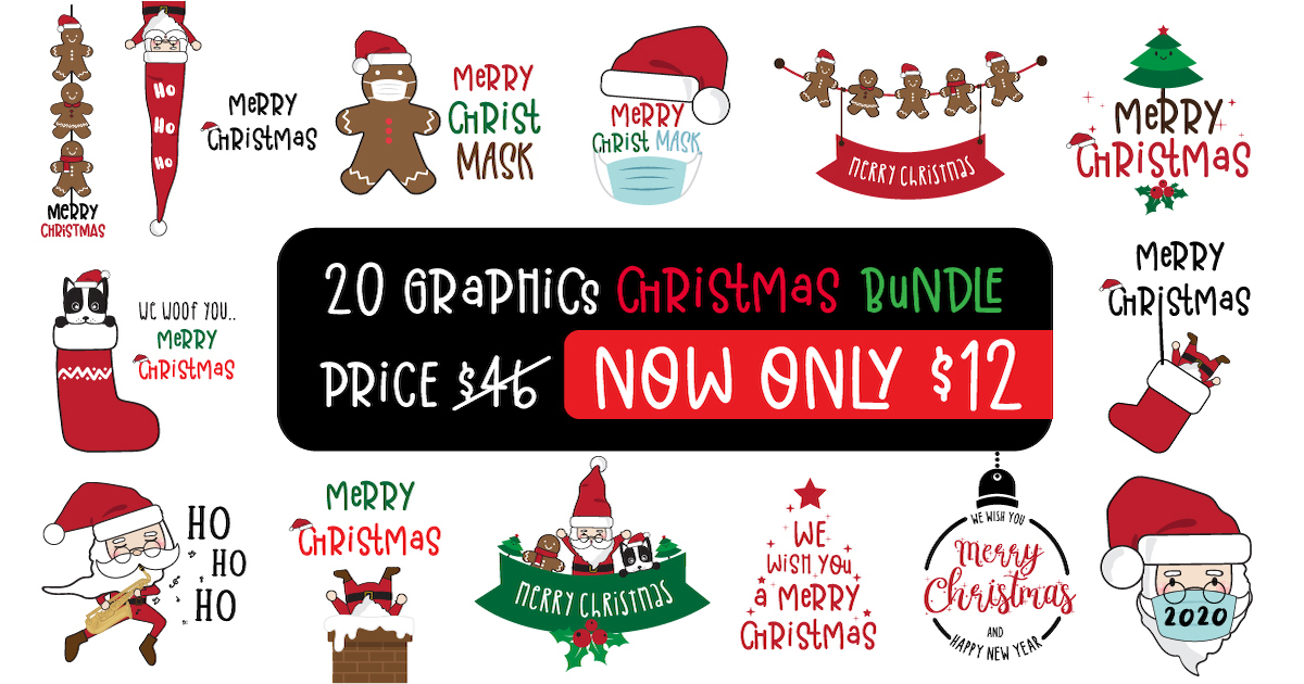 Mega Merry Christmas Bundle · Creative Fabrica