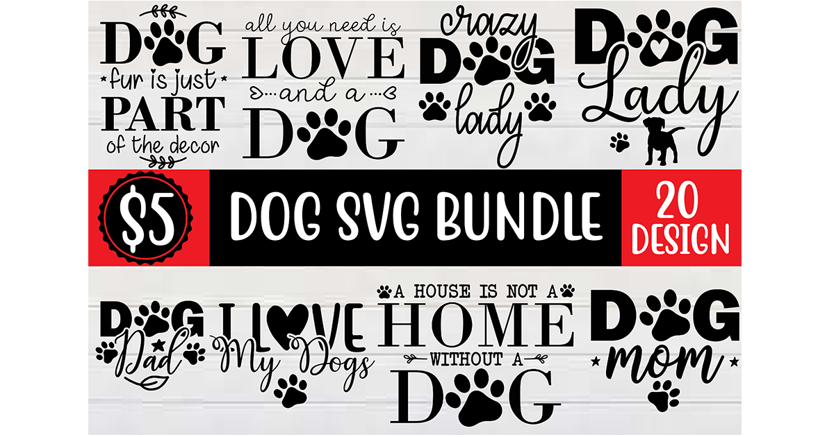 Dog SVG Bundle 2 Bundle · Creative Fabrica