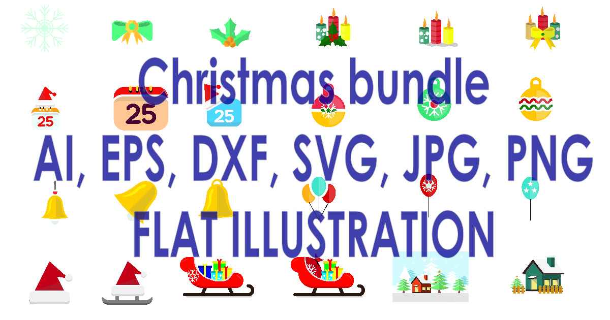 43 Christmas Bundle Bundle · Creative Fabrica