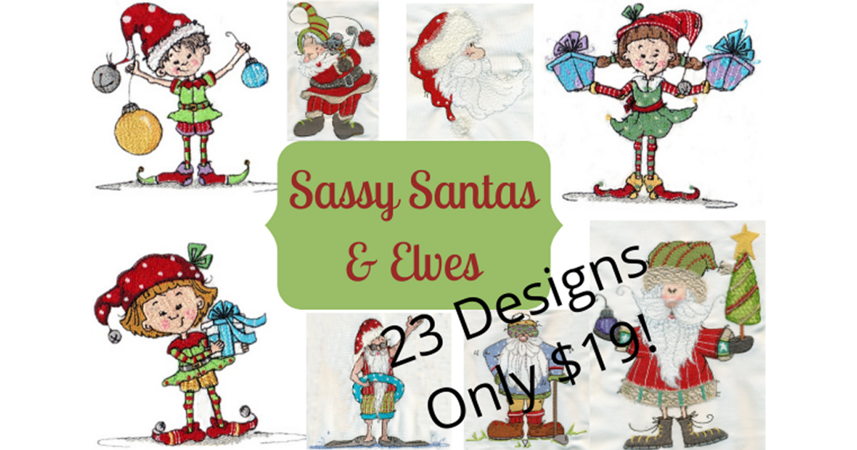 Sassy Santas & Elves Bundle Bundle · Creative Fabrica