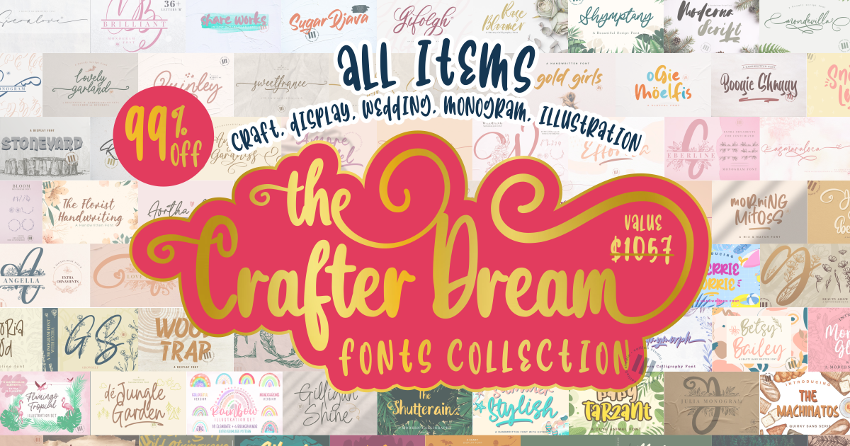 The Crafter Dream Bundle Bundle · Creative Fabrica