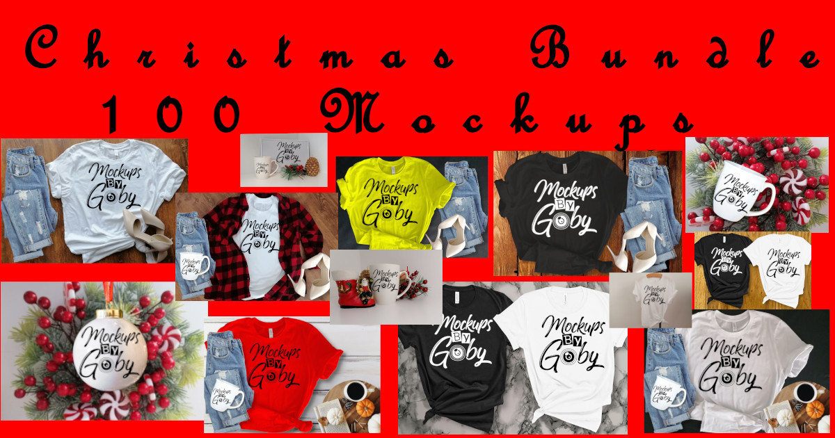 Christmas Mockups Mega Bundle Bundle · Creative Fabrica