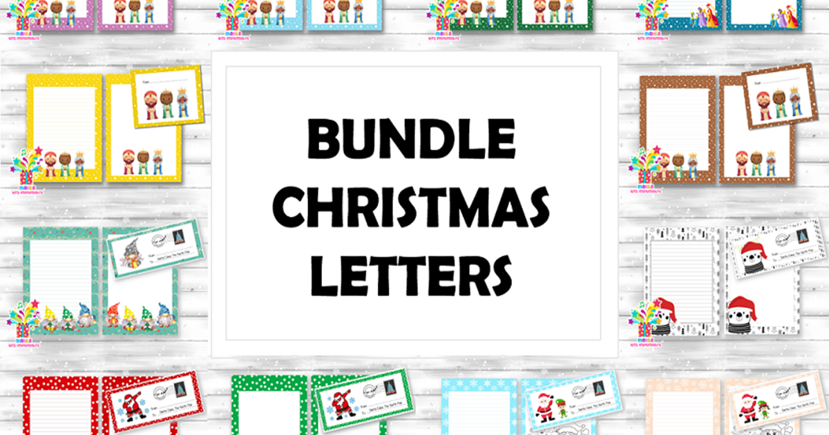 Christmas Letters Bundle Bundle · Creative Fabrica