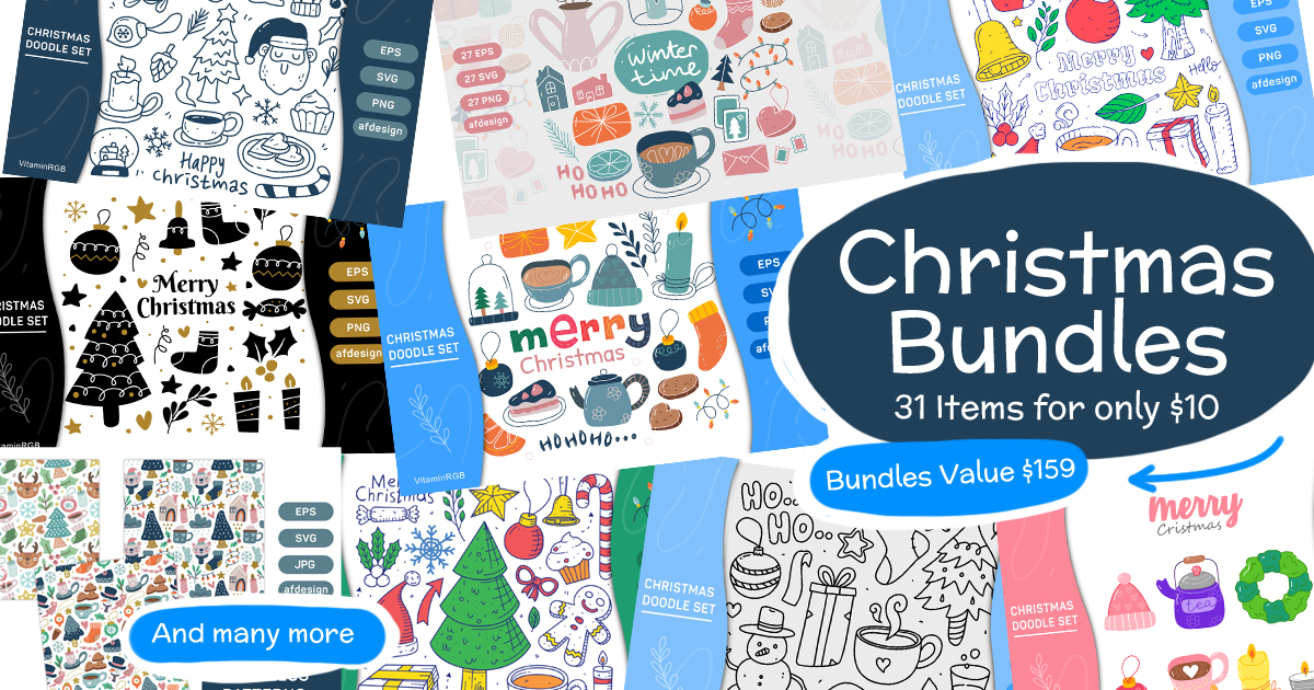 Christmas Bundles Bundle · Creative Fabrica