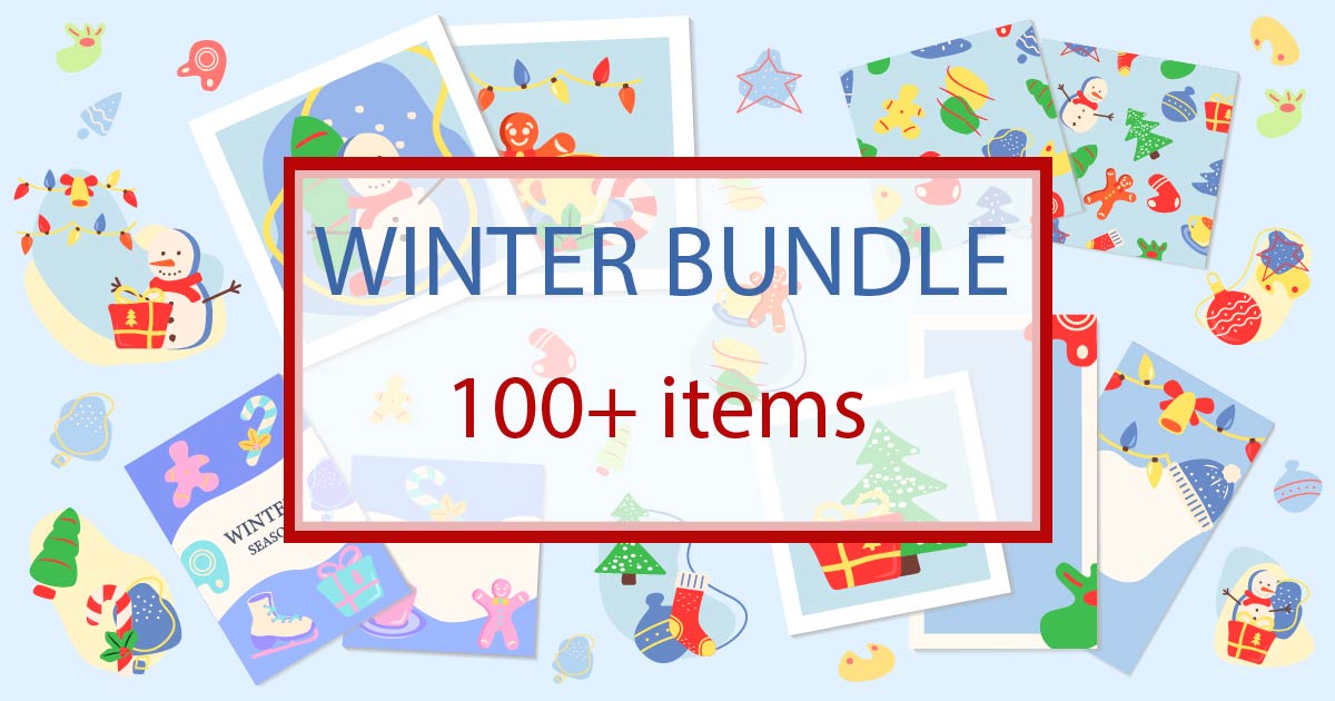 Mega Winter Bundle Bundle · Creative Fabrica