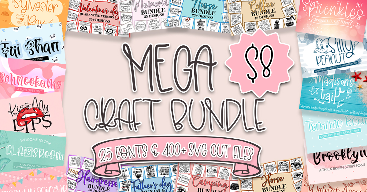 Mega Craft Bundle Bundle · Creative Fabrica