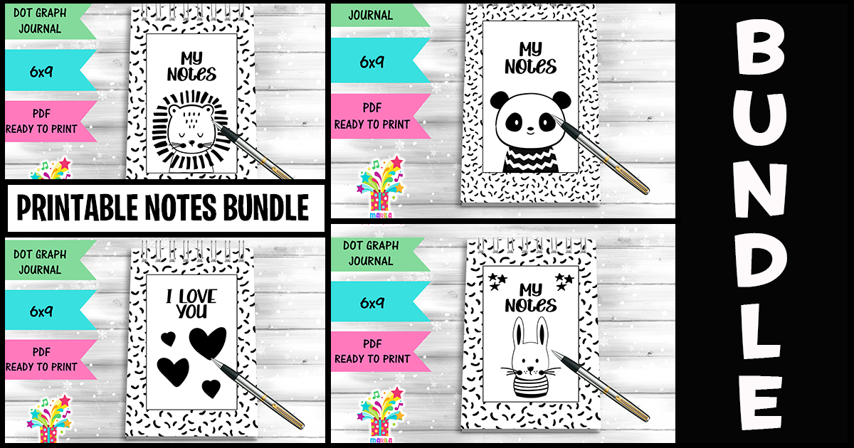 Printables Notes Bundle Bundle · Creative Fabrica