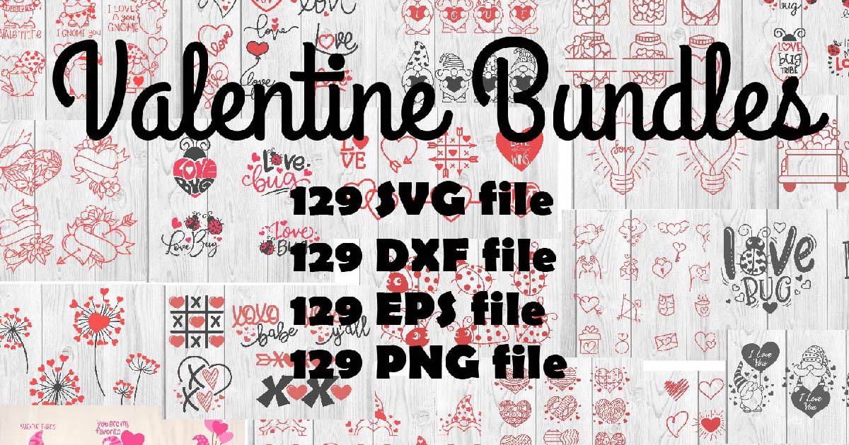 Valentine Bundles Bundle · Creative Fabrica