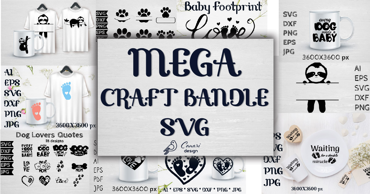 Mega Craft Bundle Bundle Creative Fabrica