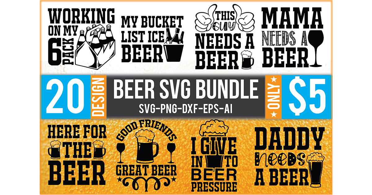 Beer SVG Bundle Bundle · Creative Fabrica
