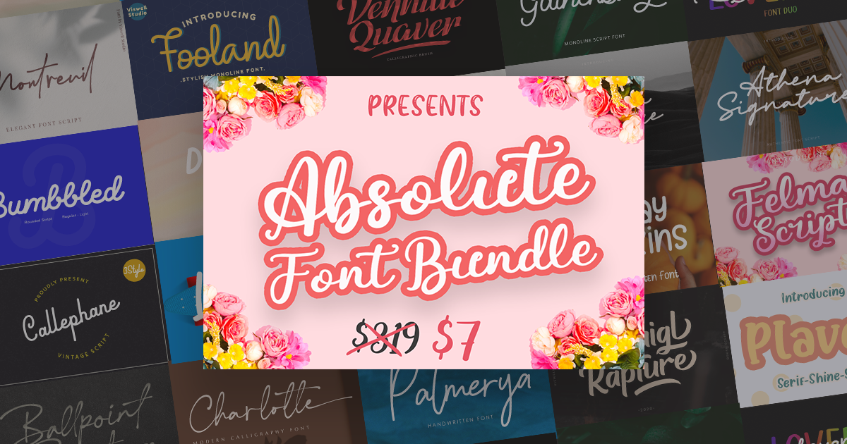 Absolute Font Bundle Bundle · Creative Fabrica