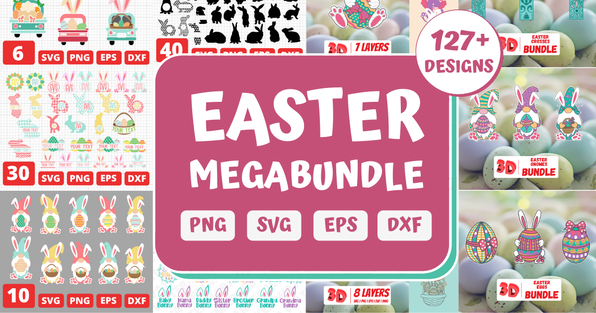Easter Mega Bundle Bundle · Creative Fabrica