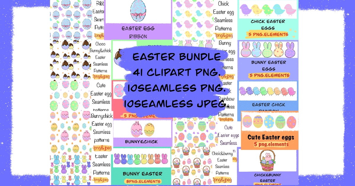 Easter Clipart Bundle Bundle · Creative Fabrica