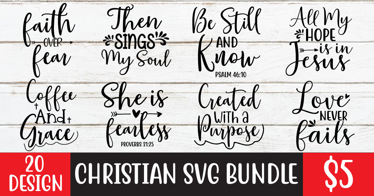 Christian SVG Bundle Vol 3 Bundle · Creative Fabrica