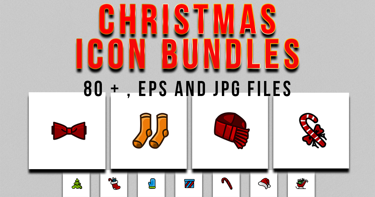 Christmas Icons Bundle Bundle · Creative Fabrica