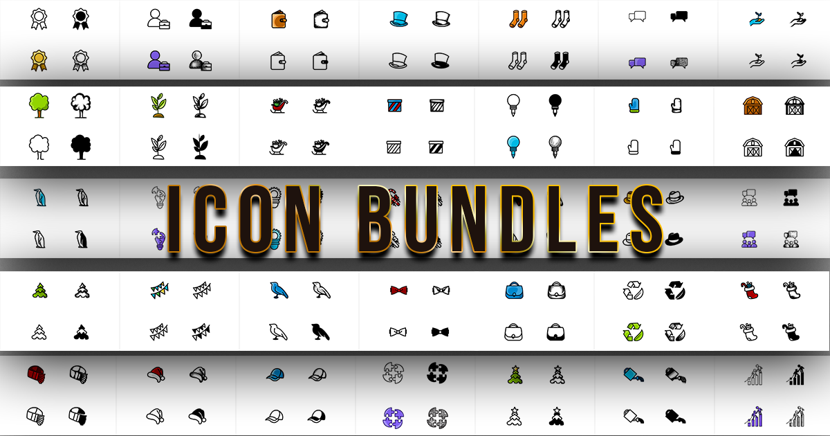 Icons Bundle Bundle · Creative Fabrica
