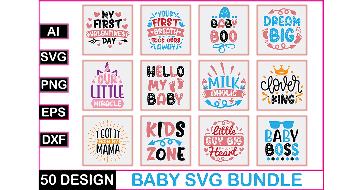 Baby SVG Bundle Bundle · Creative Fabrica