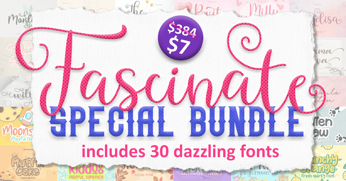 The Incredible Font Bundle Bundle · Creative Fabrica