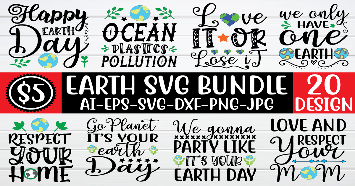 Earth SVG Bundle Bundle · Creative Fabrica