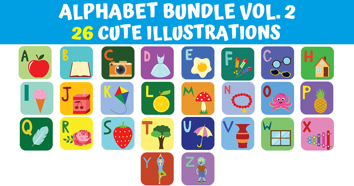 Alphabet Bundle Vol 2 Bundle · Creative Fabrica