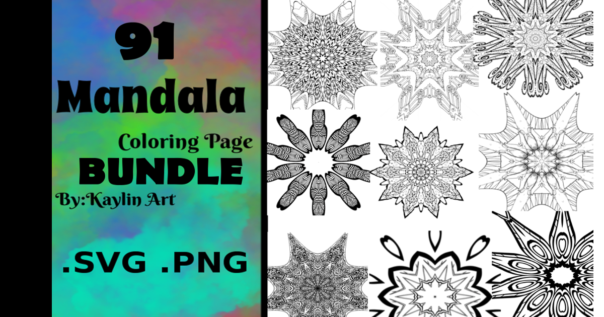 Mandala Adult Coloring Bundle Bundle · Creative Fabrica