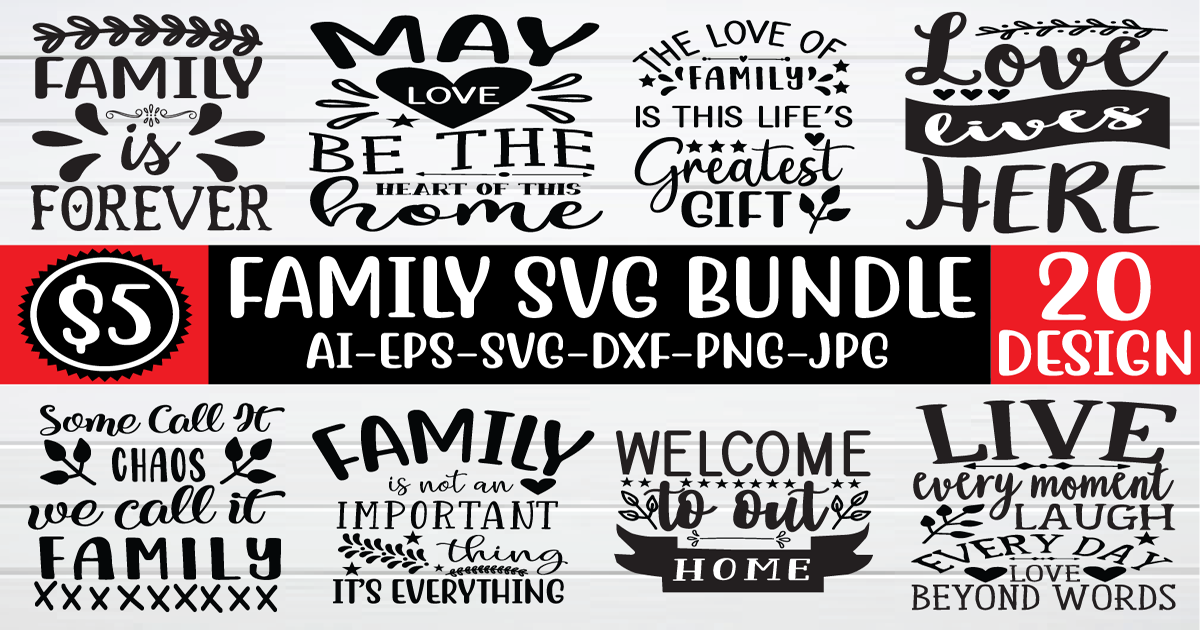 Family SVG Bundle Bundle · Creative Fabrica