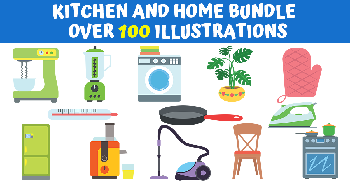 Kitchen and Home Bundle Bundle · Creative Fabrica