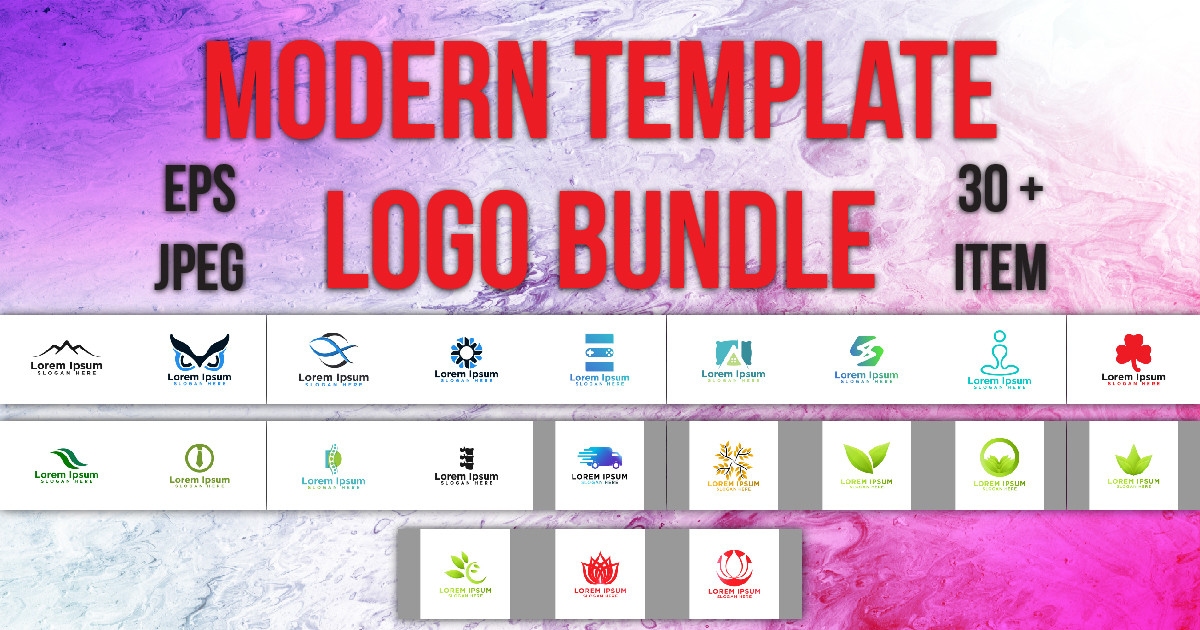 Modern Logo Templates Bundle · Creative Fabrica