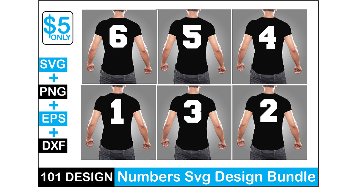 Numbers SVG Design Bundle Bundle · Creative Fabrica
