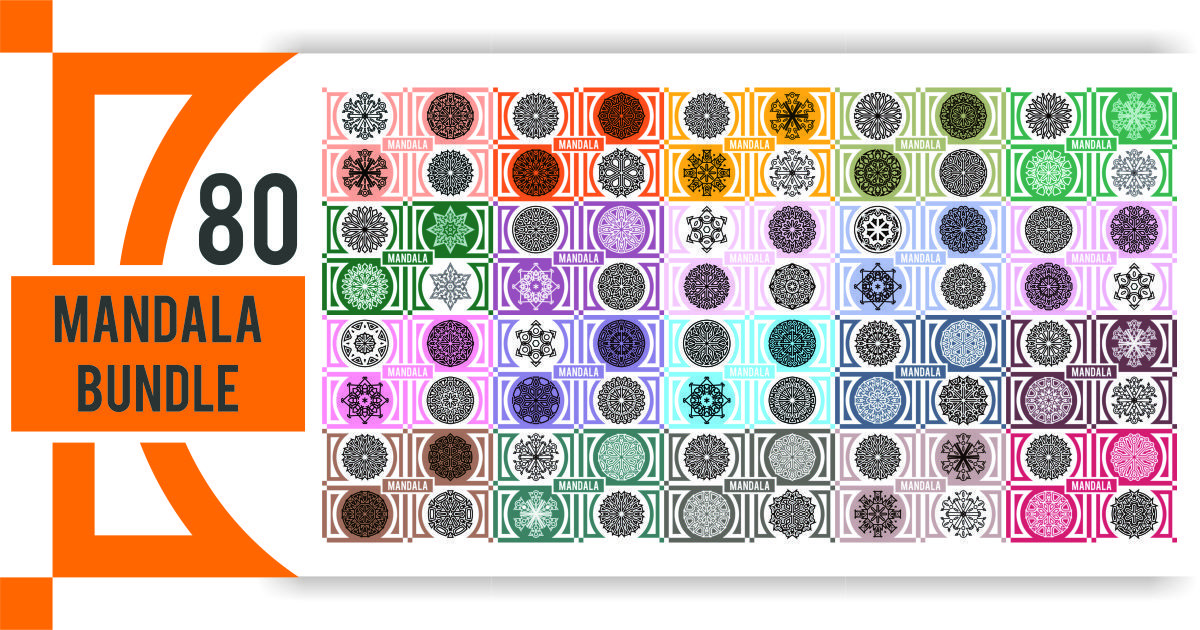 Color Mandala Bundle #50 Bundle · Creative Fabrica