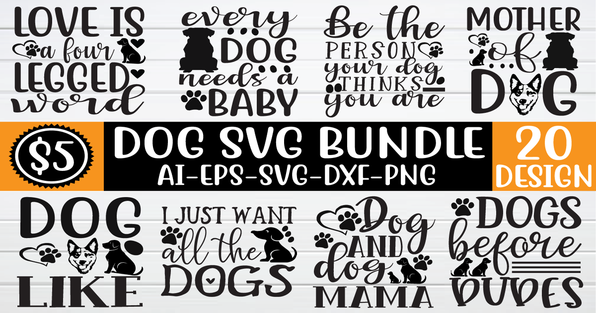 Dog SVG Bundle Volume 2 Bundle · Creative Fabrica