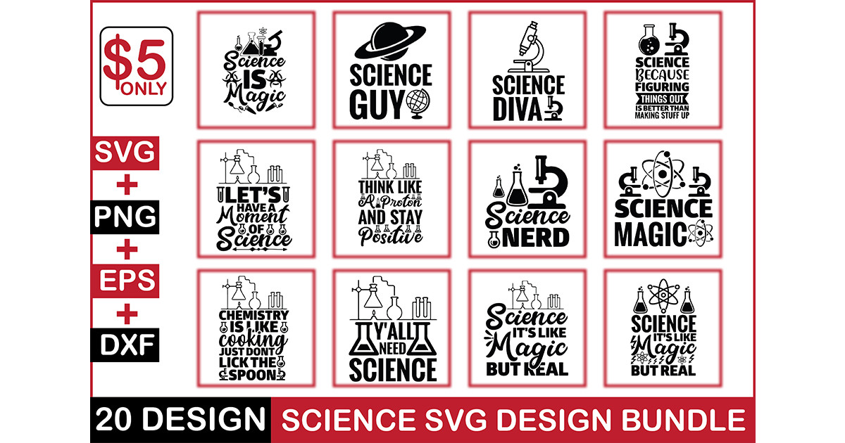 Science Svg Design Bundle Bundle · Creative Fabrica