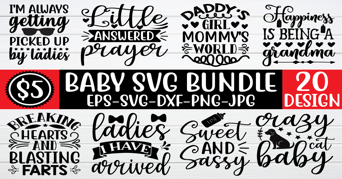 Baby SVG Bundle Vol 2 Bundle · Creative Fabrica