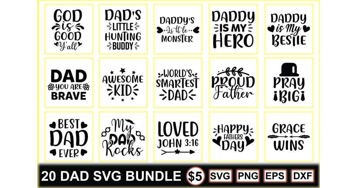 Dad SVG Bundle Bundle · Creative Fabrica