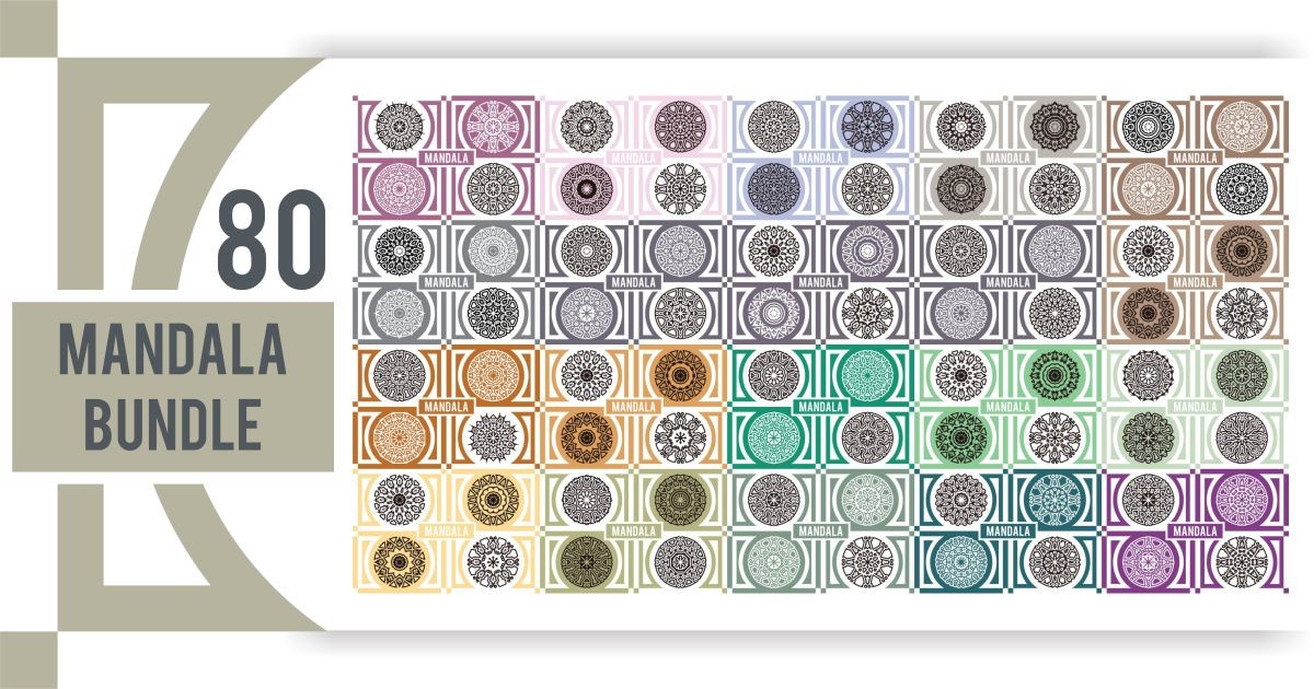 Color Mandala Bundle #77 Bundle · Creative Fabrica