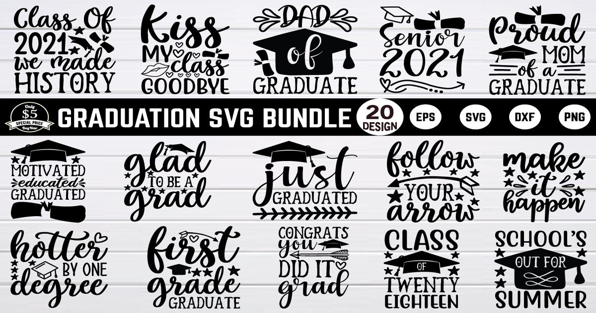 Graduation SVG Bundle Bundle · Creative Fabrica