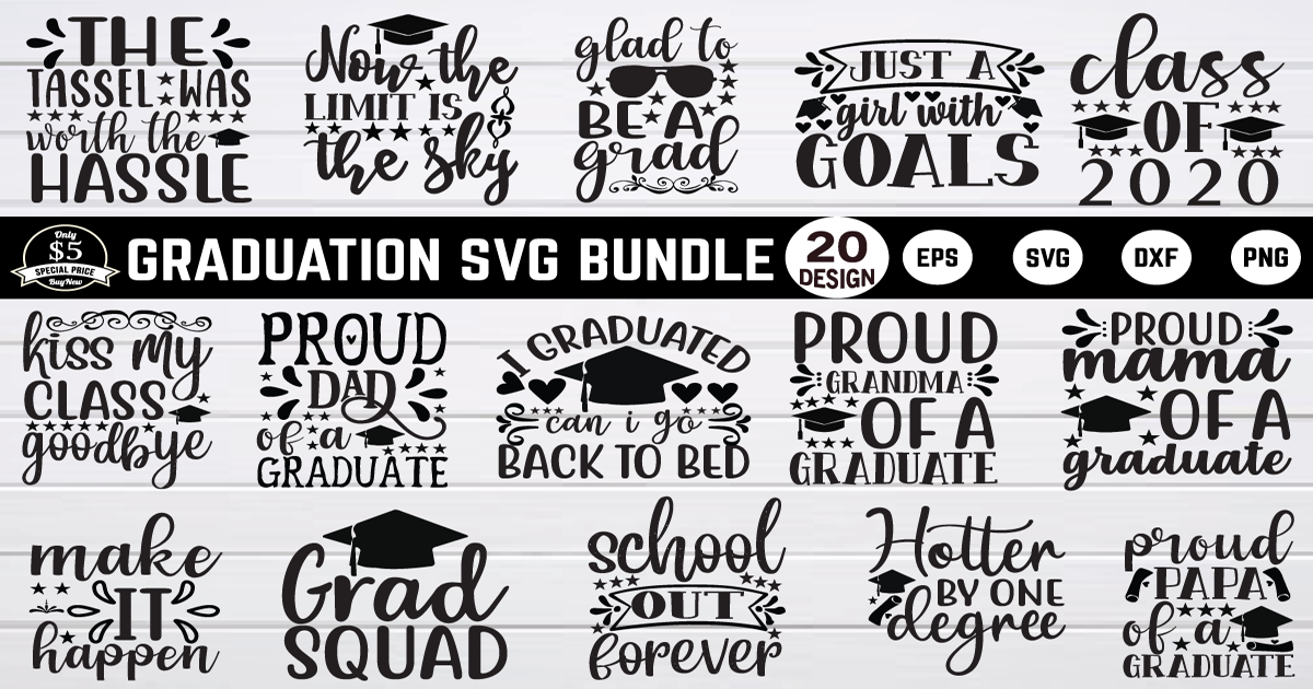 Graduation SVG Bundle Bundle · Creative Fabrica