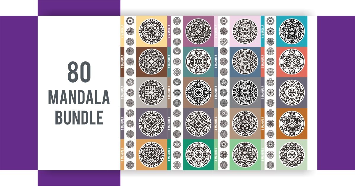 Color Mandala Bundle #111 Bundle · Creative Fabrica