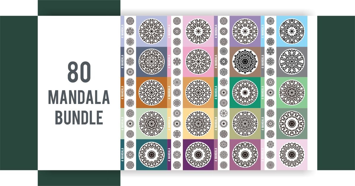 Color Mandala Bundle #120 Bundle · Creative Fabrica