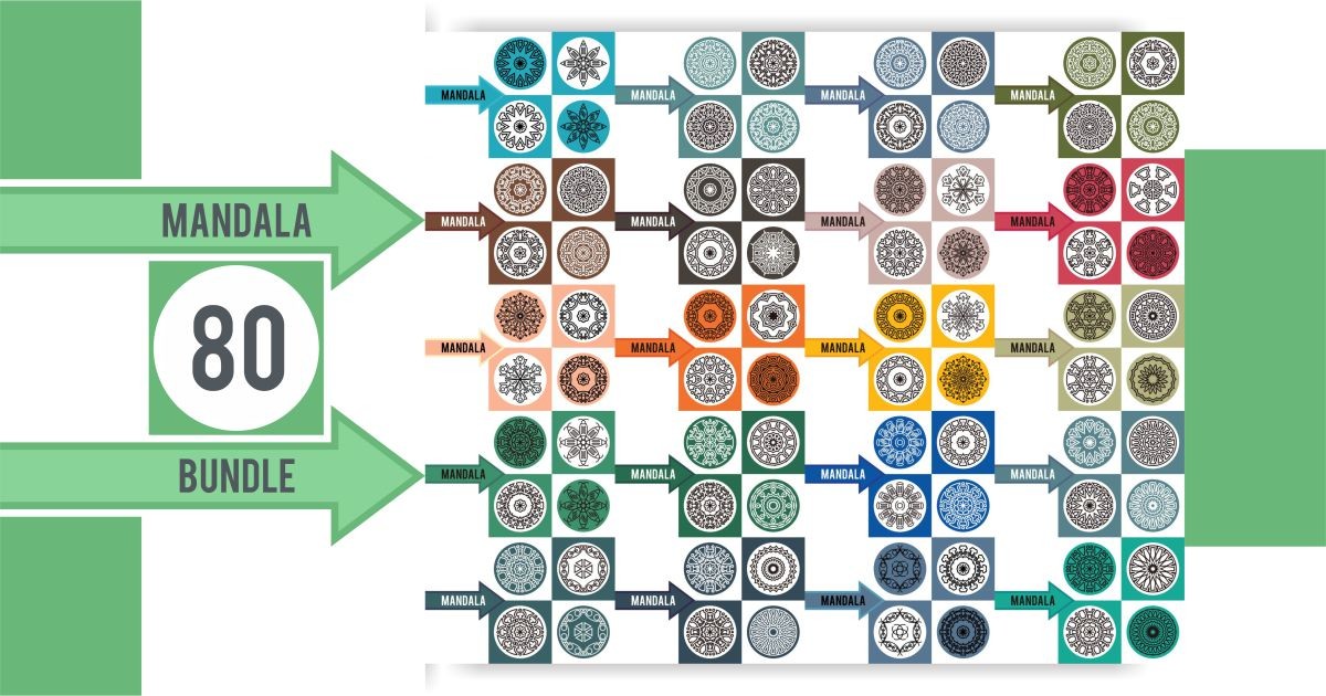 Color Mandala Bundle #124 Bundle · Creative Fabrica
