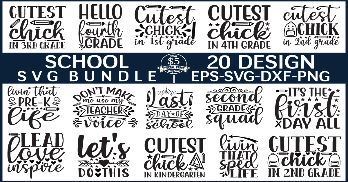 School SVG Bundle Vol 2 Bundle · Creative Fabrica
