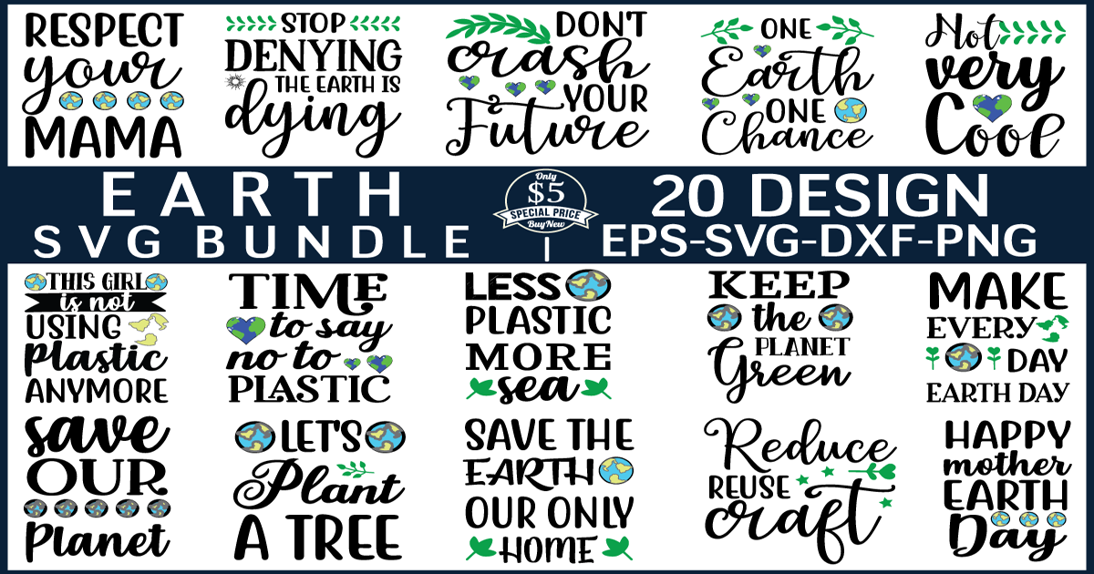 Earth Svg Bundle Bundle · Creative Fabrica