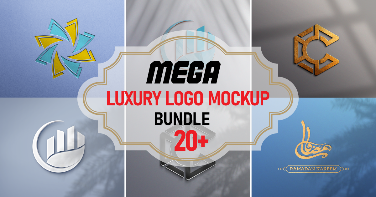 Mega Logo Mock-up Bundle Bundle · Creative Fabrica