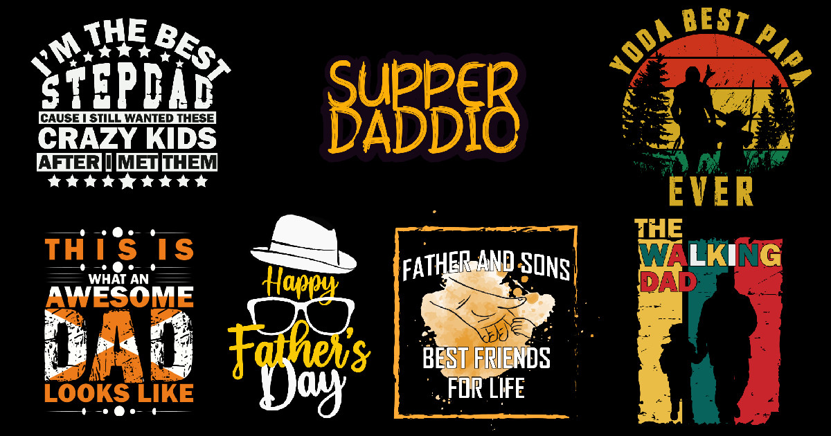 Father's Day Bundle Bundle · Creative Fabrica