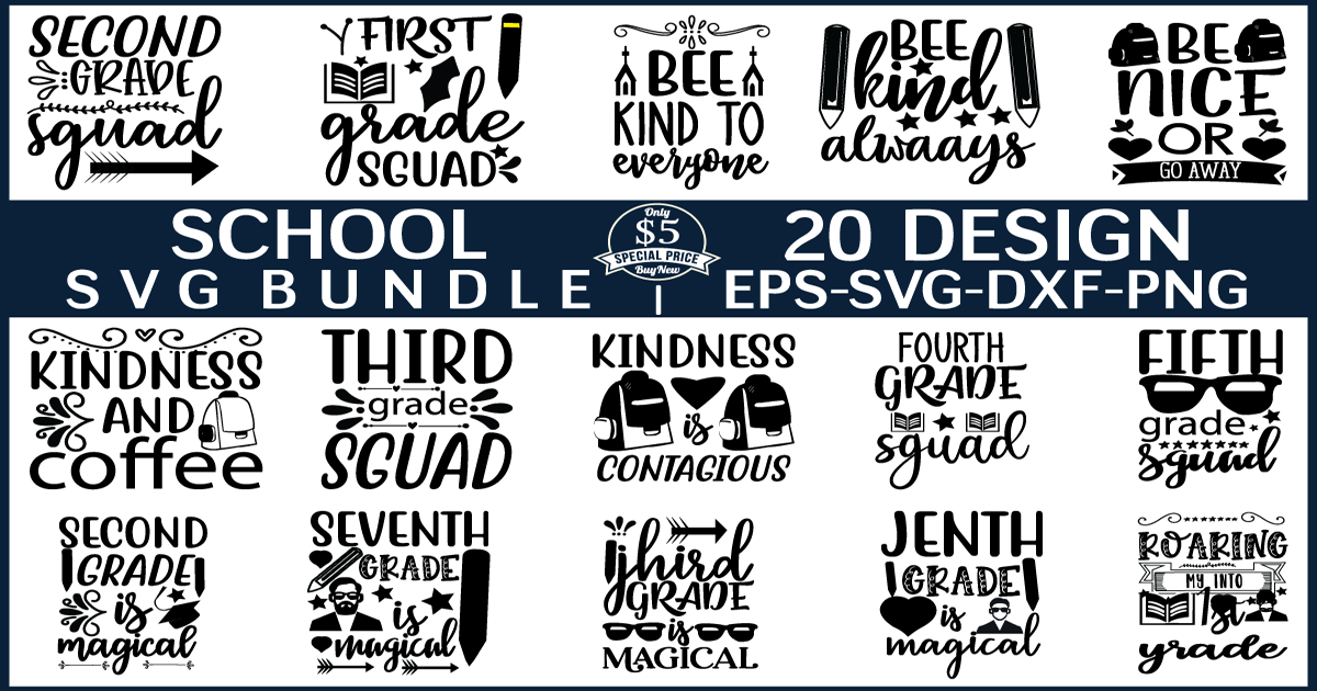 School SVG Bundle Bundle · Creative Fabrica